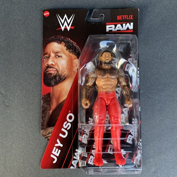 Mattel | Toys | Wwe Raw Netflix Jey Uso Wrestling Action Figure ...